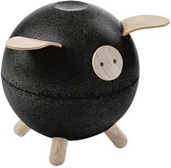 Plan Toys Spaarpot Zwart | bol.com