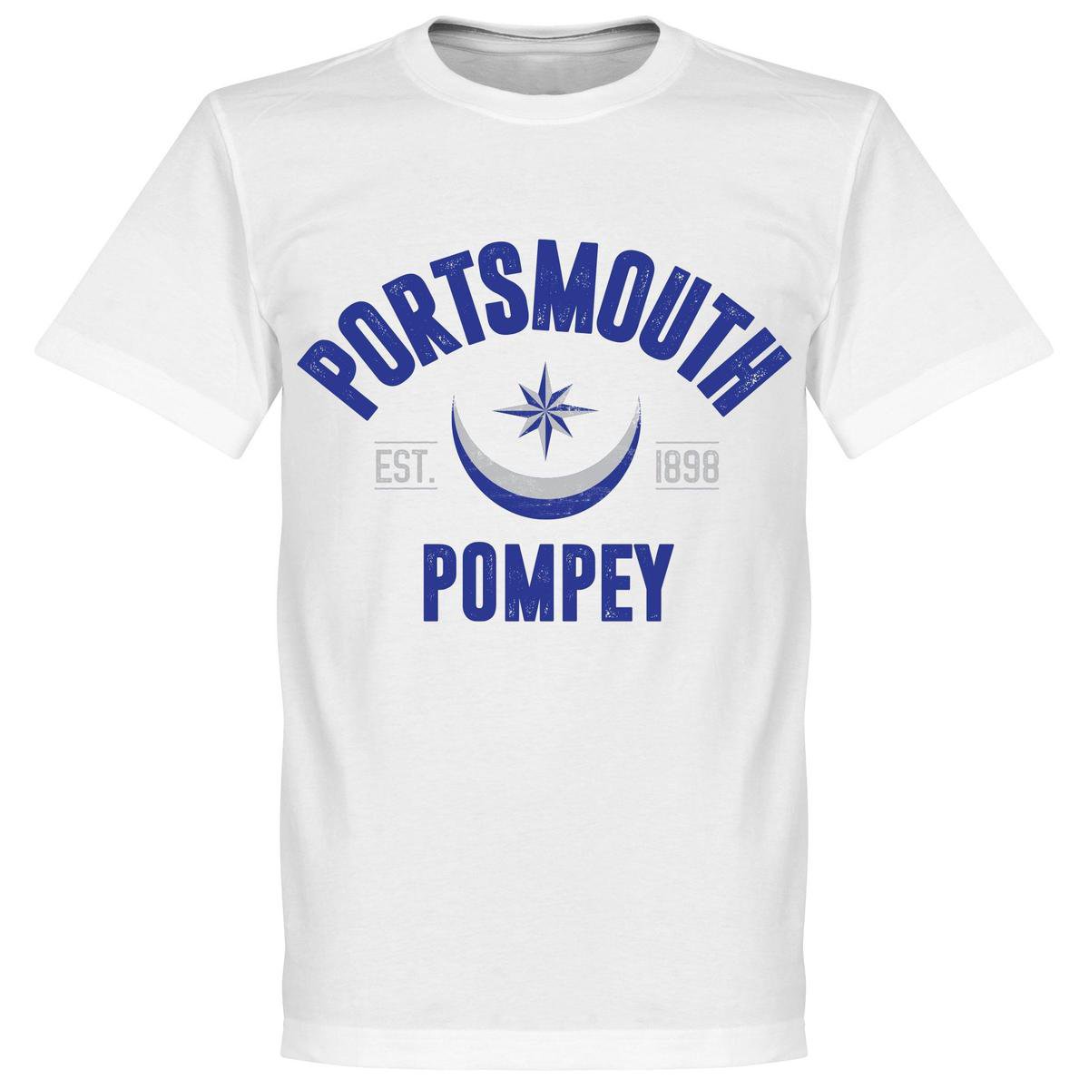 Portsmouth Established T-Shirt - Wit - XXXXL | bol