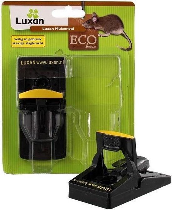 2x Muizenvallen/muizenklemmen kunststof 10,2 x 4,7 cm -... | bol.com