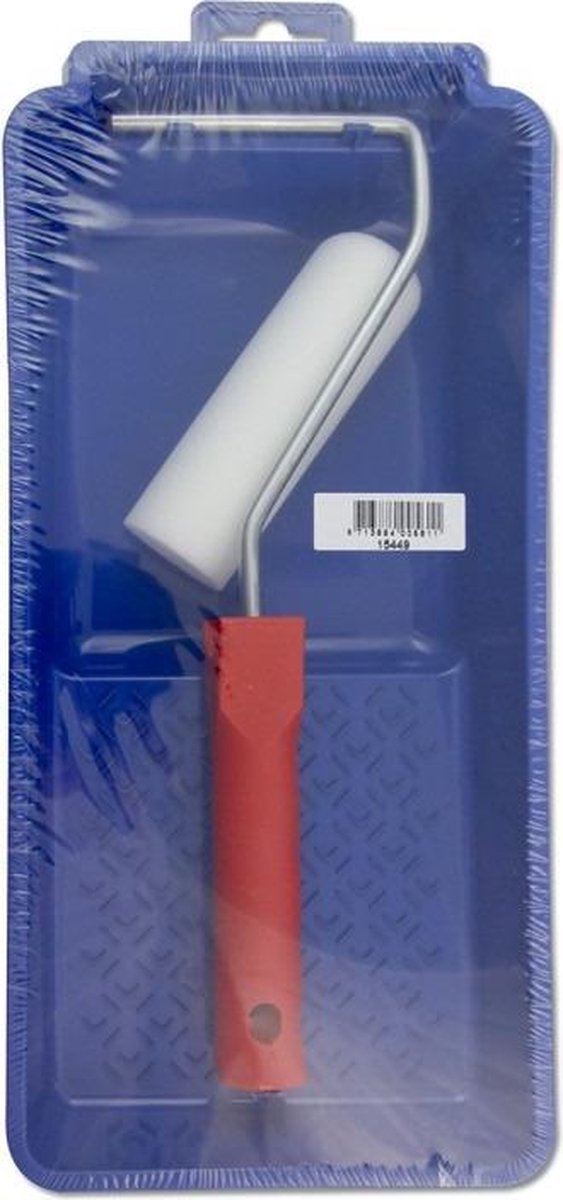 Schuim verfroller met beugel en bak 10 cm - Verf/schilderbenodigdheden ...