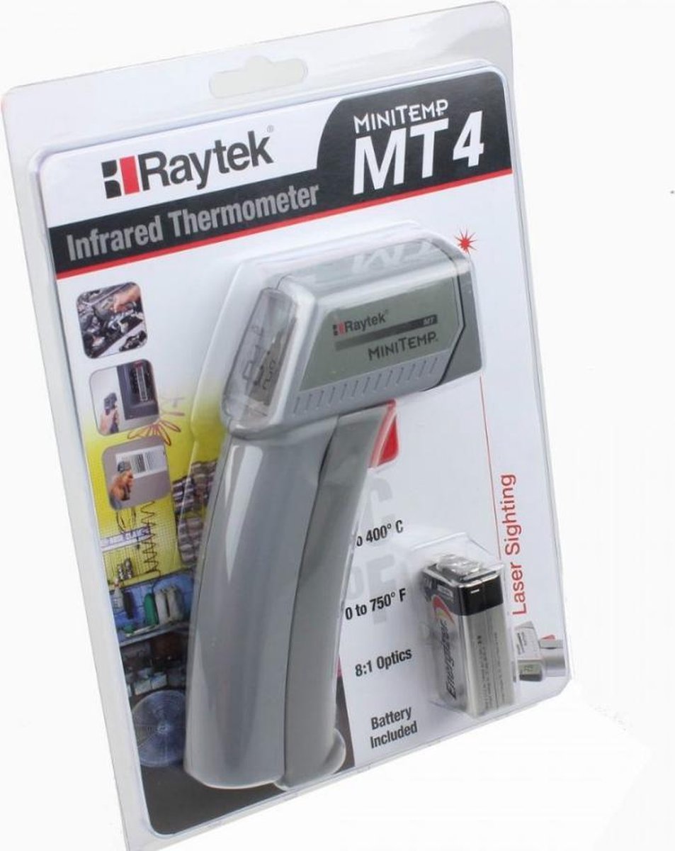 Thermomètre infrarouge Raytek MiniTemp MT4 -18 ° C à 400 ° C | bol.com