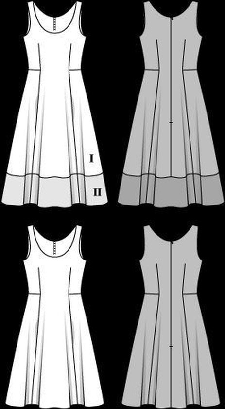 Burda Naaipatroon 6758 - Jurk in variaties | bol