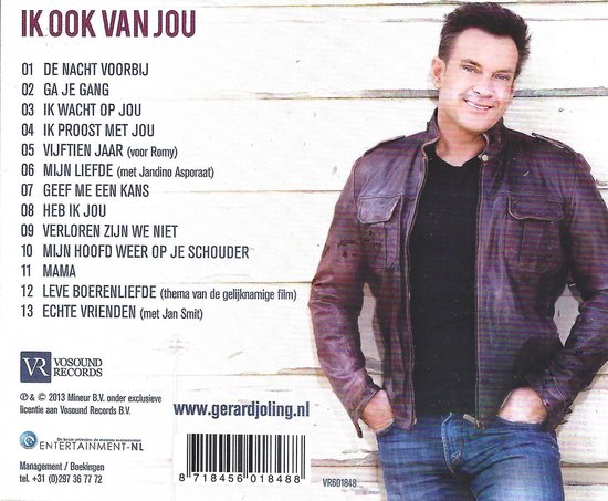 Gerard Joling Ik Ook Van Jou Gerard Joling Cd Album Muziek Bol