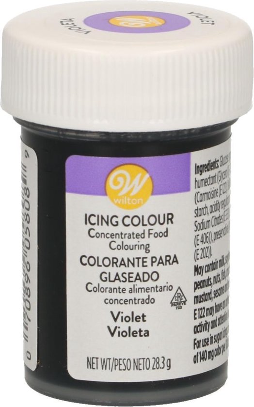Wilton Icing Color - Kleurstof voor Voeding - Kleurstoffen - Violet ...