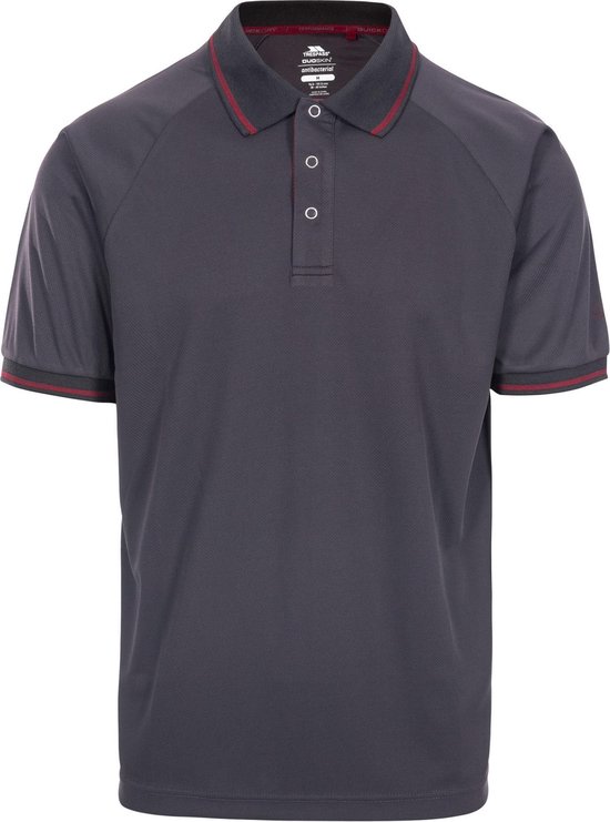 Trespass T-Shirt Bonington - Male Polo Top Tp100 Dark Grey-XS | bol