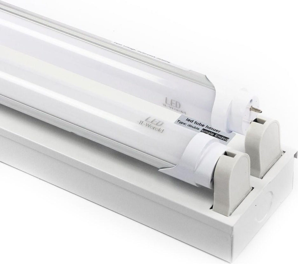 Led TL montagebalk 120 cm met 2 Led TL buizen | bol.com