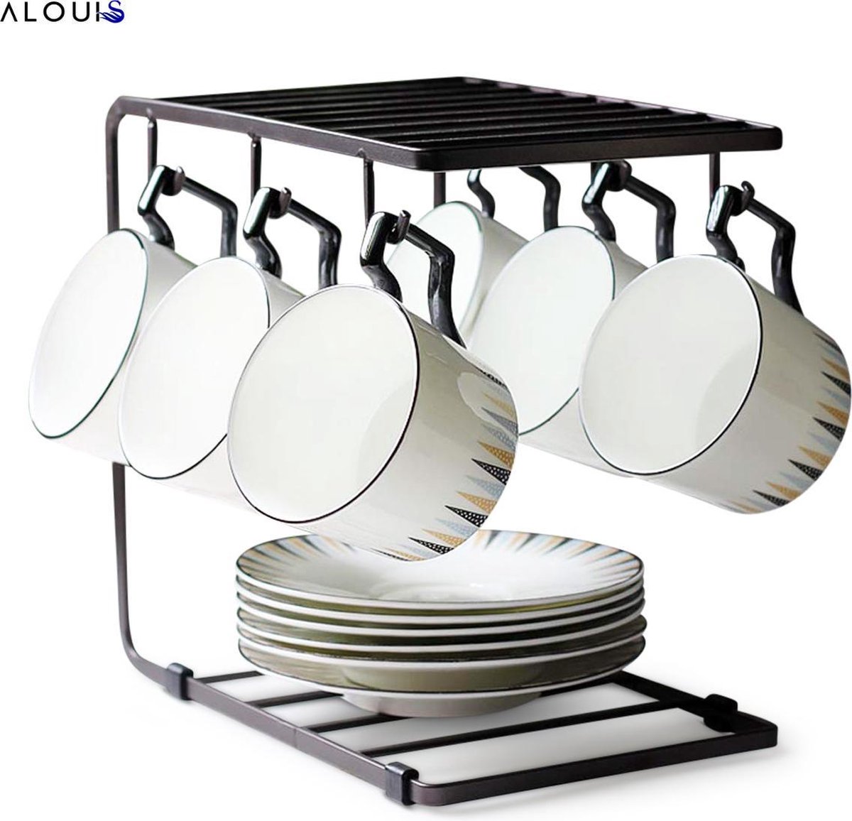 Mokken Houder Mokkenrek en Kopjesrek - Opbergrek - Organizer Rek ...