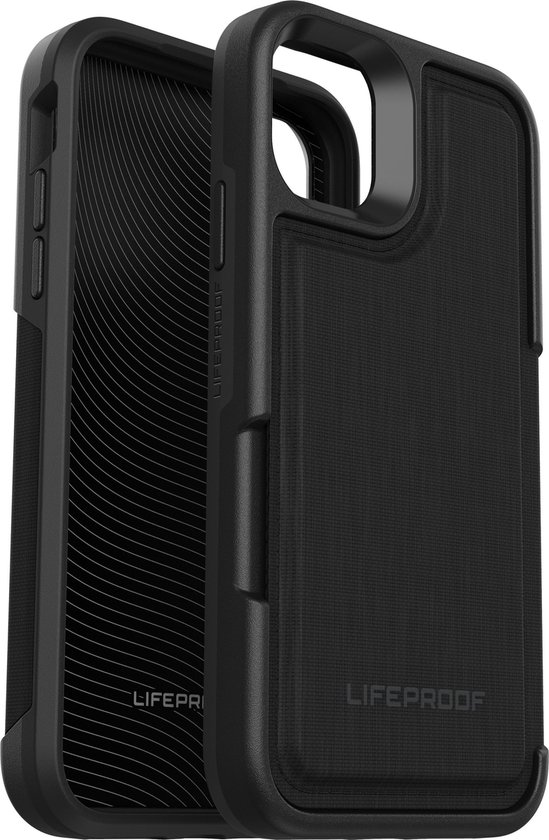 LifeProof iPhone 11 Flip Back Cover Portemonnee Hoesje Zwart | bol