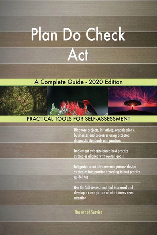 Plan Do Check Act A Complete Guide - 2020 Edition (ebook), Gerardus ...