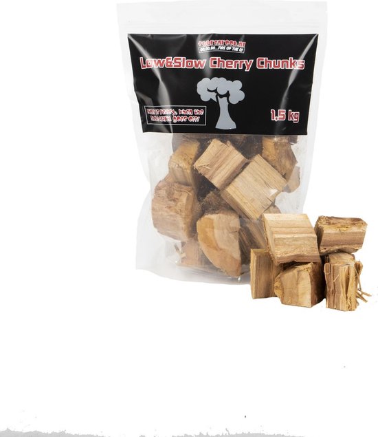 Vuur&Rook Low&Slow Kersen Chunks 1,5 kg | bol
