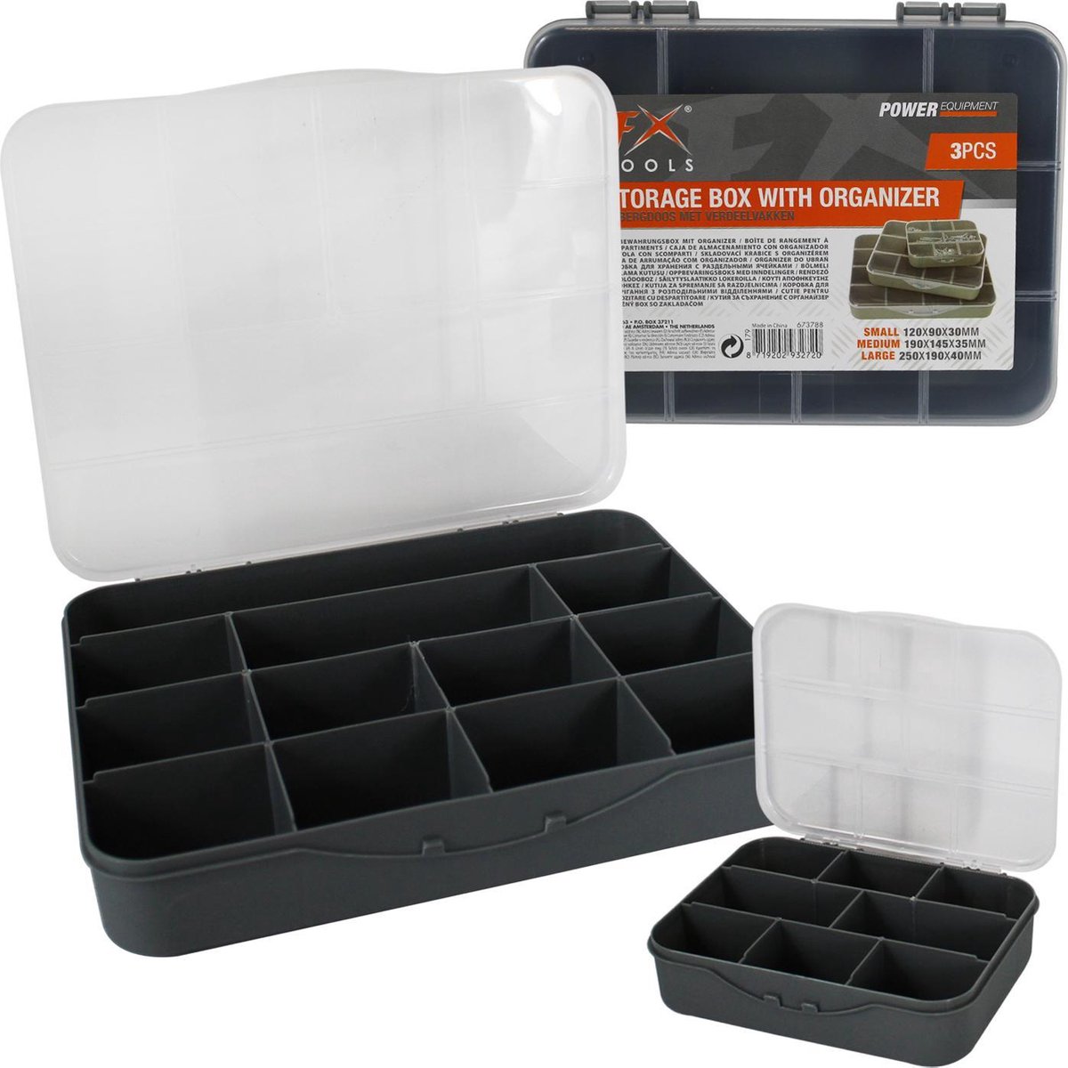 Sorteerdoos set 3 stuks | bol