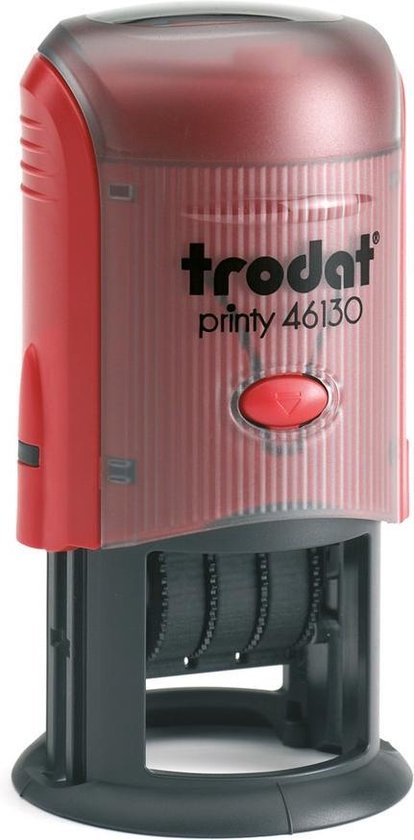 Trodat Printy 46130/D Blauw/rood - Stempels - Datum stempel Nederlands ...
