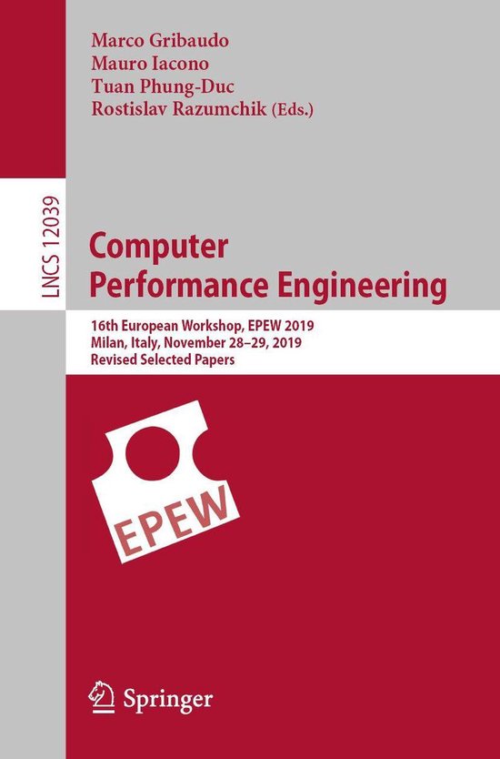 Lecture Notes in Computer Science 12039 - Computer Performance ...