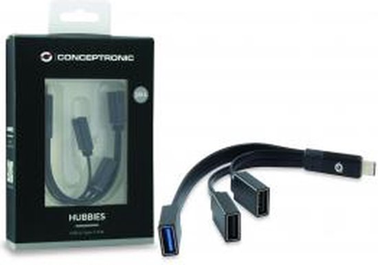 Hub USB Conceptronic HUBBIES01B | bol