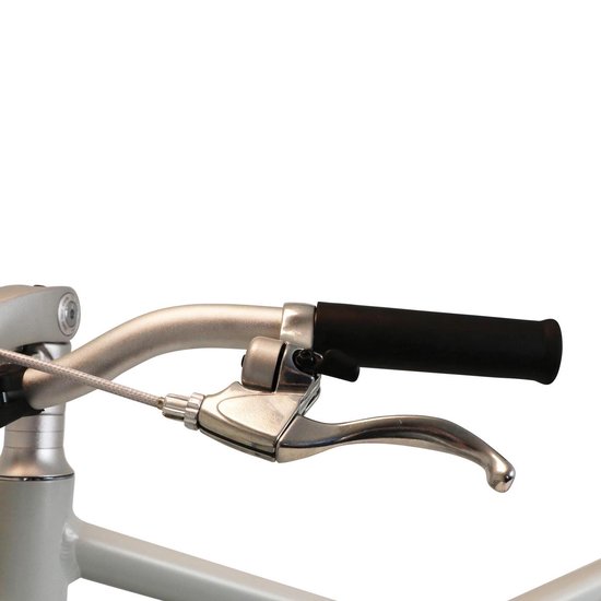 Blanco Unisex Fiets 'City Bike Deluxe' 26-inch - Wit | bol