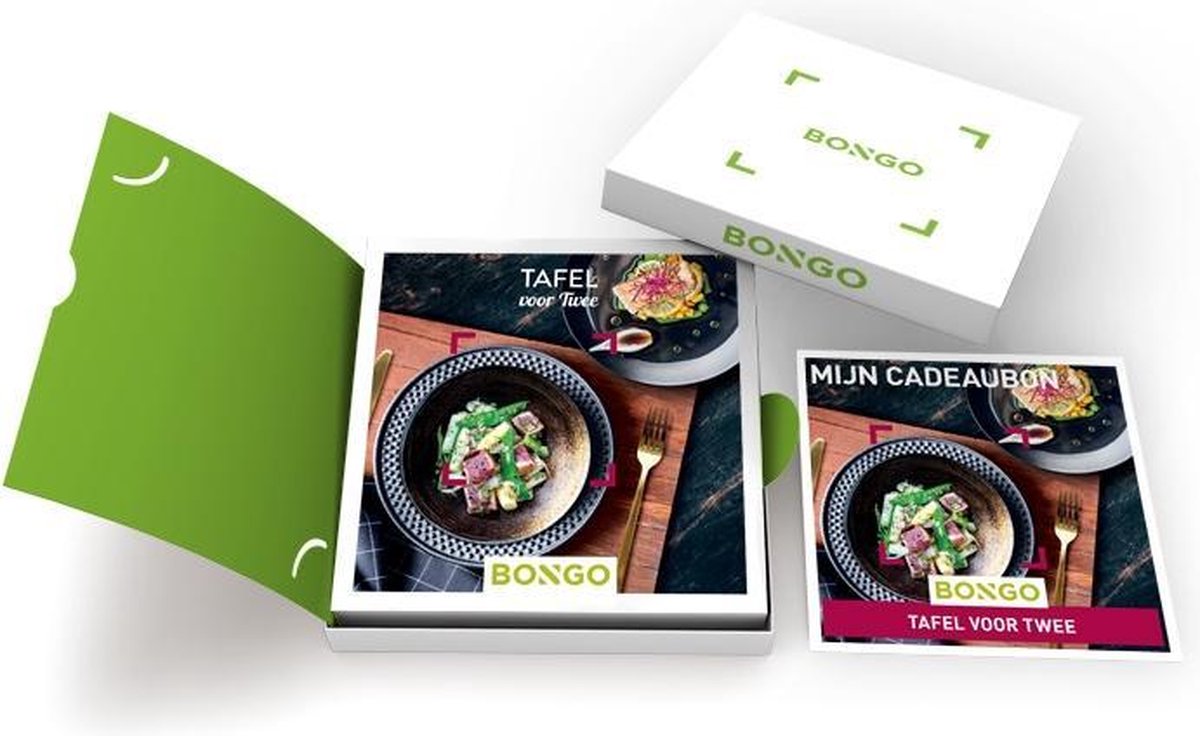 Bongo Bon - Tafel voor Twee Cadeaubon - Cadeaukaart cadeau voor man of ...