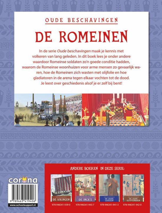 Oude beschavingen - De Romeinen, David West | 9789463419406 | Boeken | bol