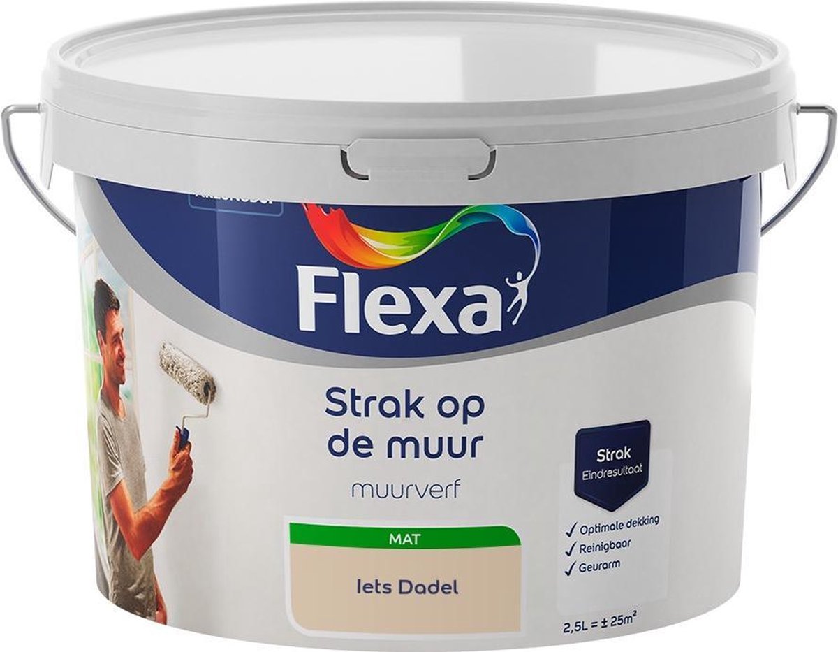 bol.com | Flexa Strak op de muur - Muurverf - Mengcollectie - Iets ...