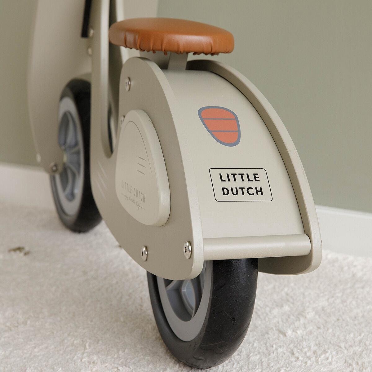 Little Dutch Houten Loopscooter Olive | bol.com