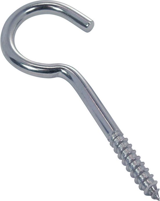 Schroefhaak - rvs - 5.0 x 40 mm (3 stuks) | bol