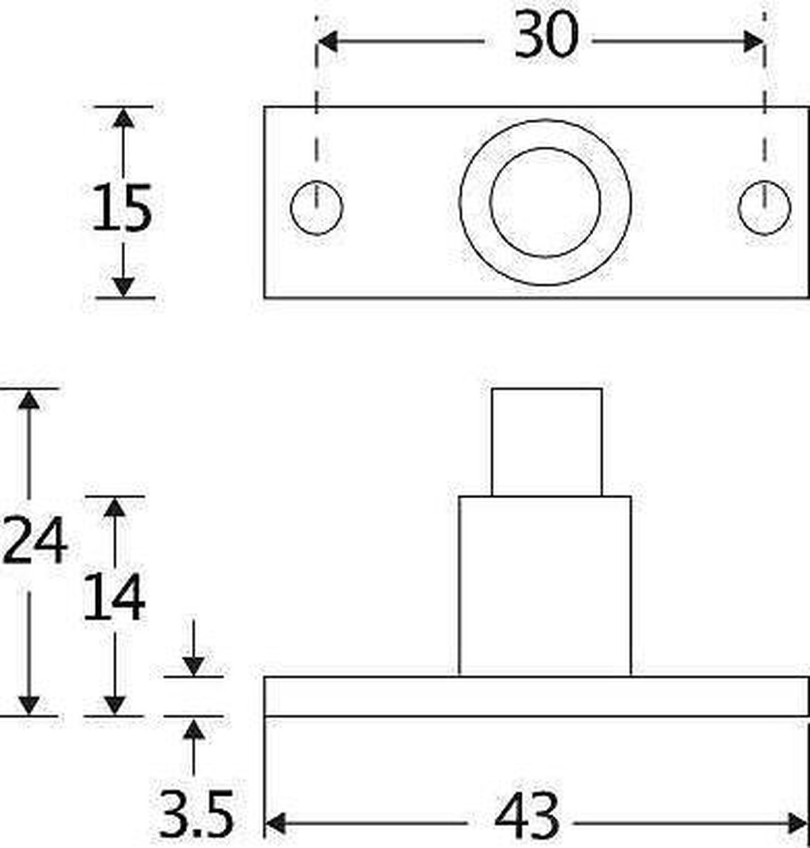 Artitec Wallebroek Stelpen tbv uitzetijzer mat zwart | bol.com