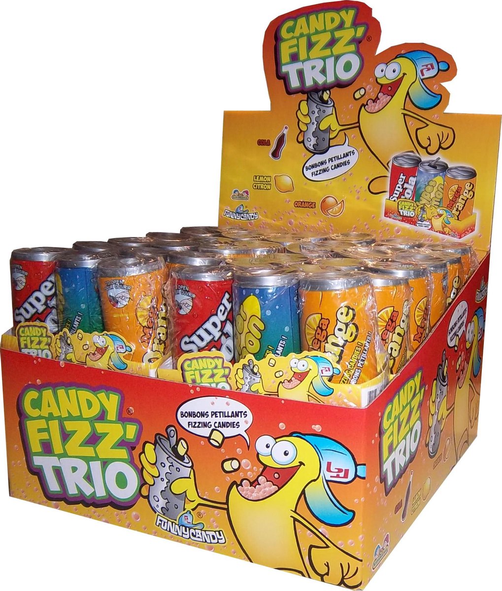 StarSweets Candy Fizz Trio - 72 potjes | bol