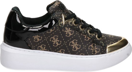 Guess Brandy dames platform sneaker - Bruin - Maat 38 | bol.com