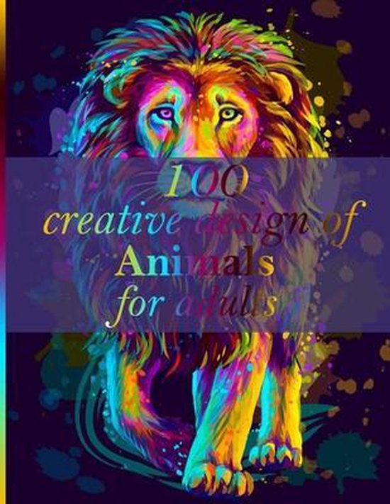 100 creative design of Animals for adults: Stress Relieving Designs ...