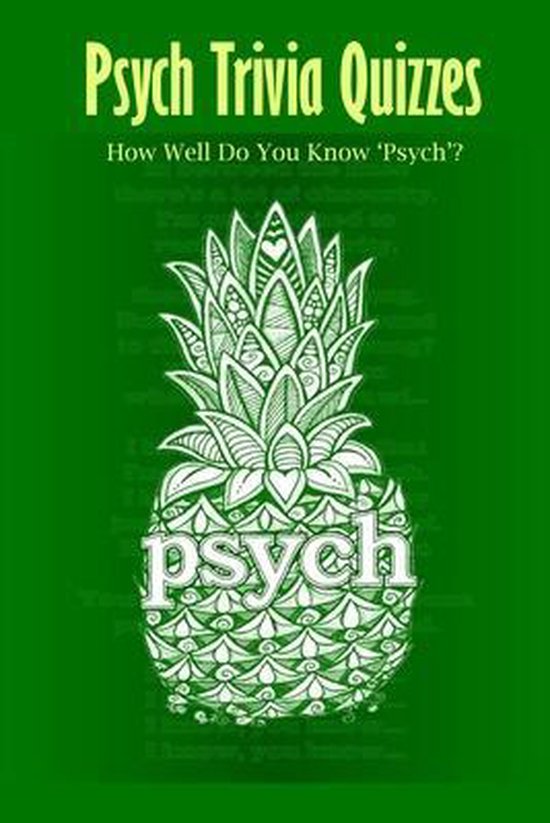 Psych Trivia Quizzes, Monica Taylor | 9798581750803 | Boeken | bol