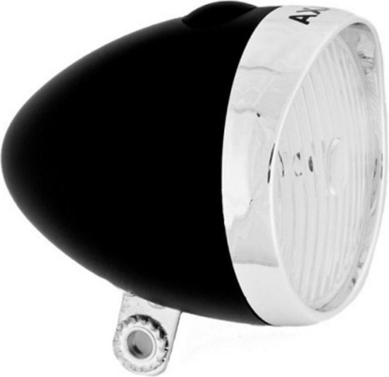 AXA Classic LED Koplamp zwart incl. batterijen (werkplaatsverpakking) | bol