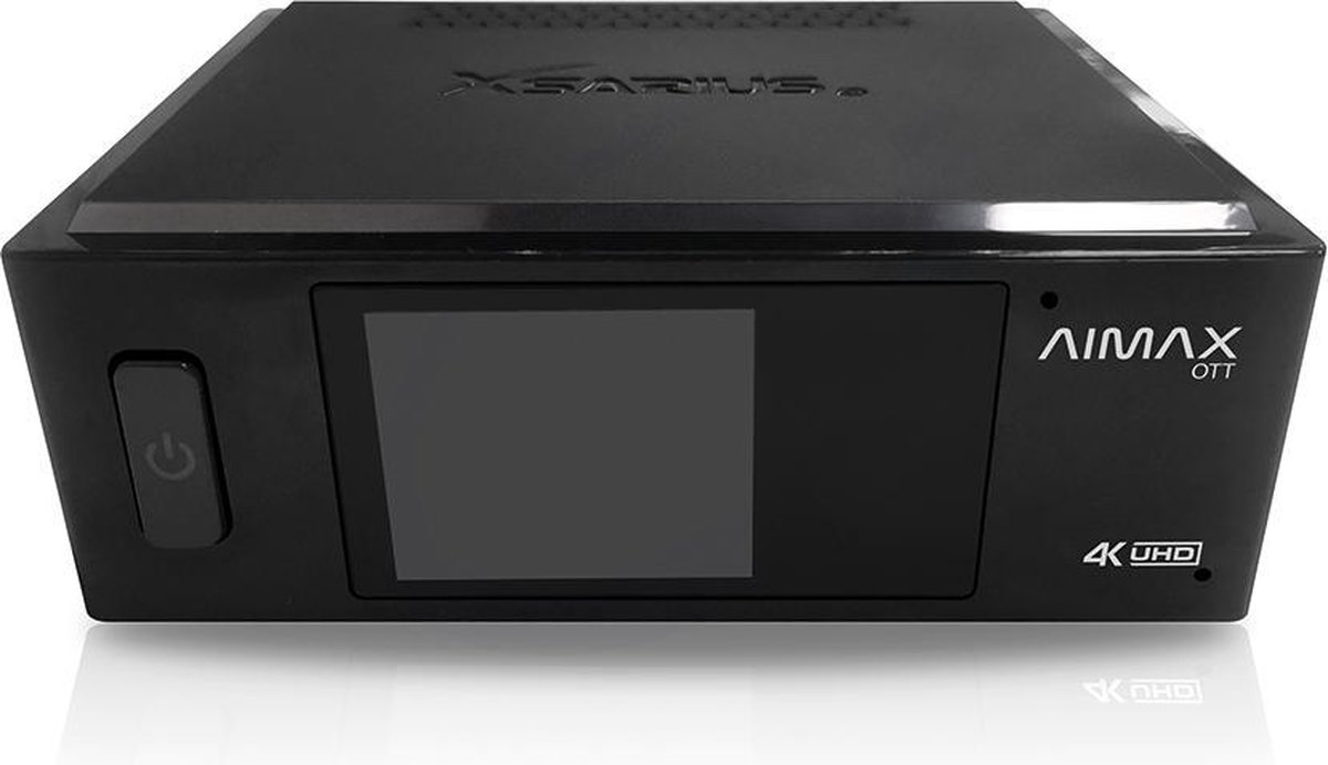 Xsarius Aimax OTT - 4K UHD - AndroidTV - IR & Bluetooth RCU - 2 build-in-microphones | bol.