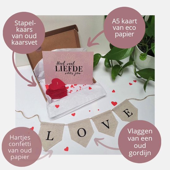 Doosje Liefde - Brievenbus cadeau - Upcycled - Recyclede - Handgemaakt ...