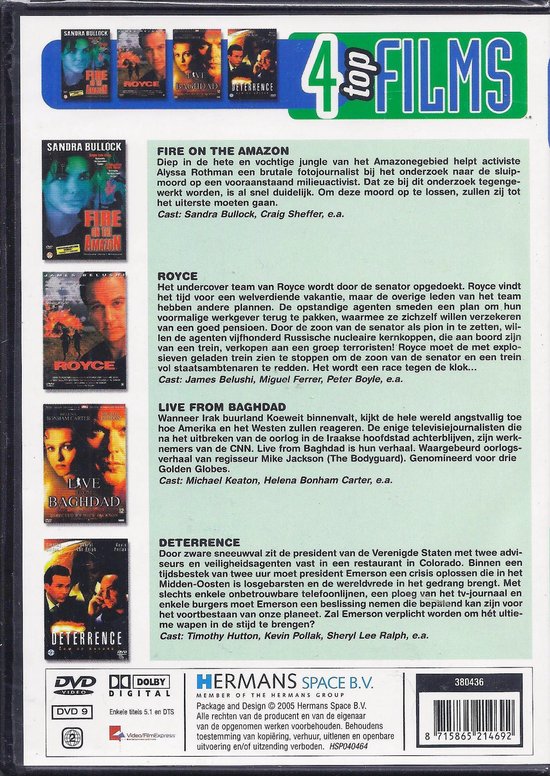 Royce / Live From Baghdad / Fire on the Amazon / Deterrence (Dvd ...