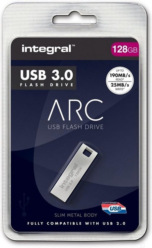 Integral USB Stick 3.0 128GB Metal | bol