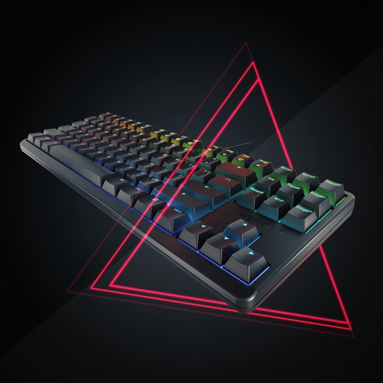 CHERRY G80-3000 S TKL RGB - MX Brown - Zwart | bol