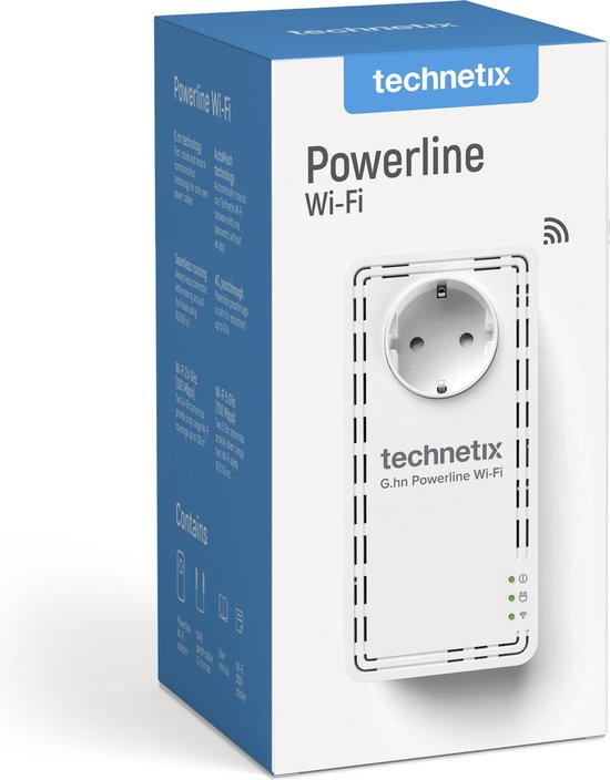 Technetix PLA-WIFI-01 PowerLine Wi-Fi adapter | bol
