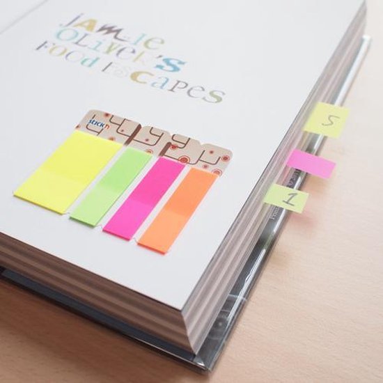 Stick'n Label Index - pijl 45x12mm 3x, 45x25mm, 120 stuks index tabs | bol