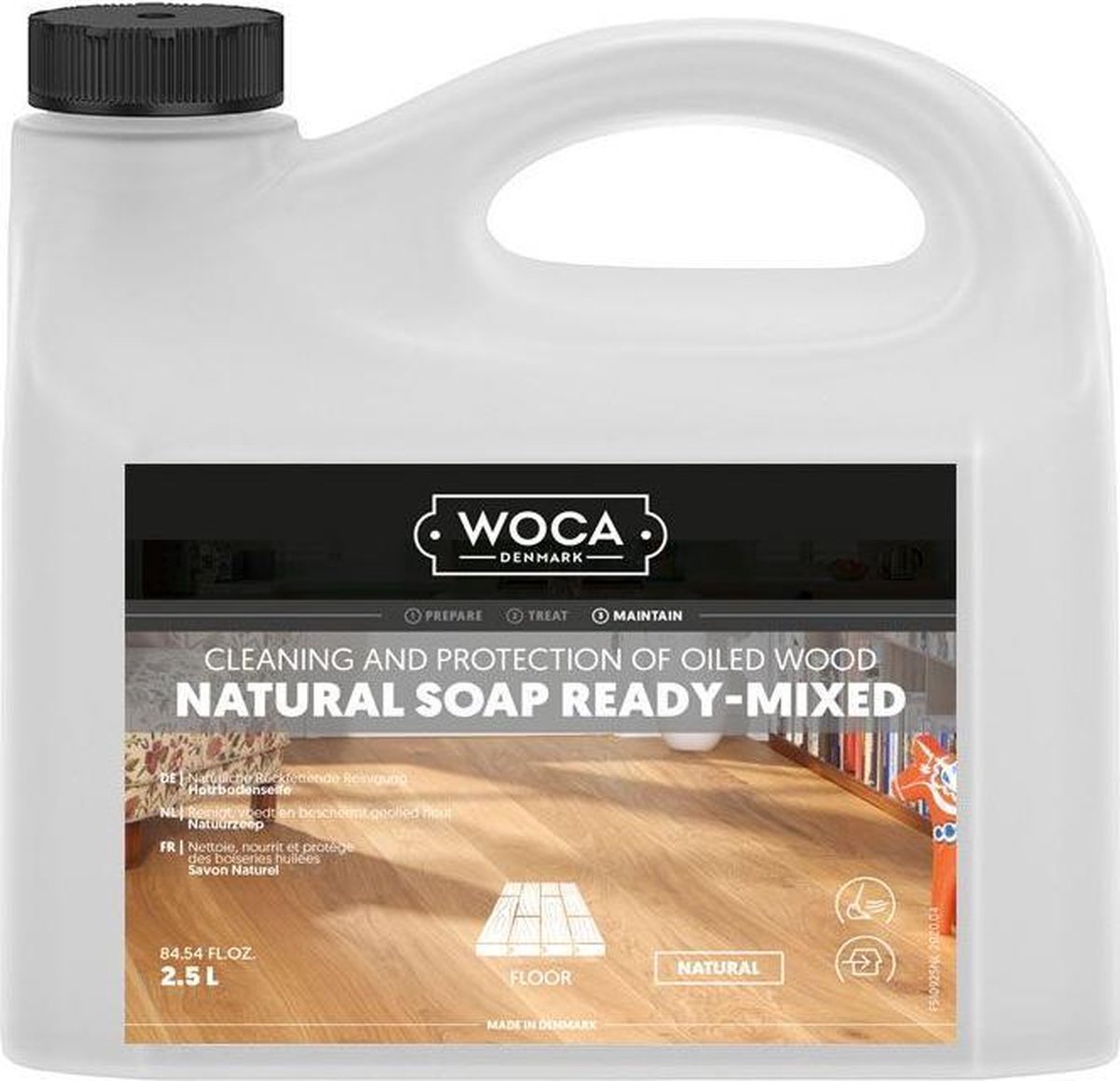 WOCA Natuurzeep Wit Ready Mixed - 2,5 liter | bol.com