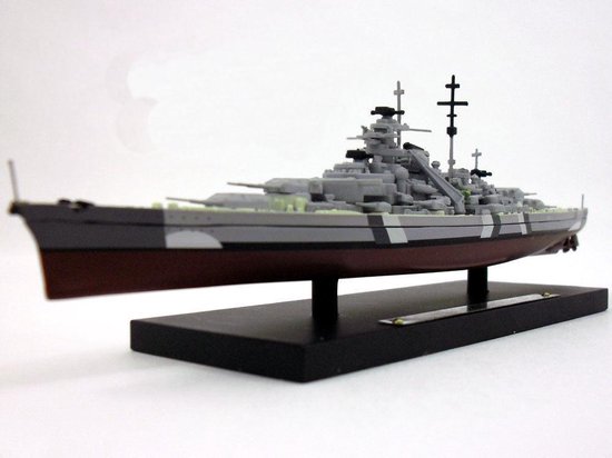 Bismarck - Schaalmodel Oorlogsschip (15cm) Atlas Collections - Leger ...