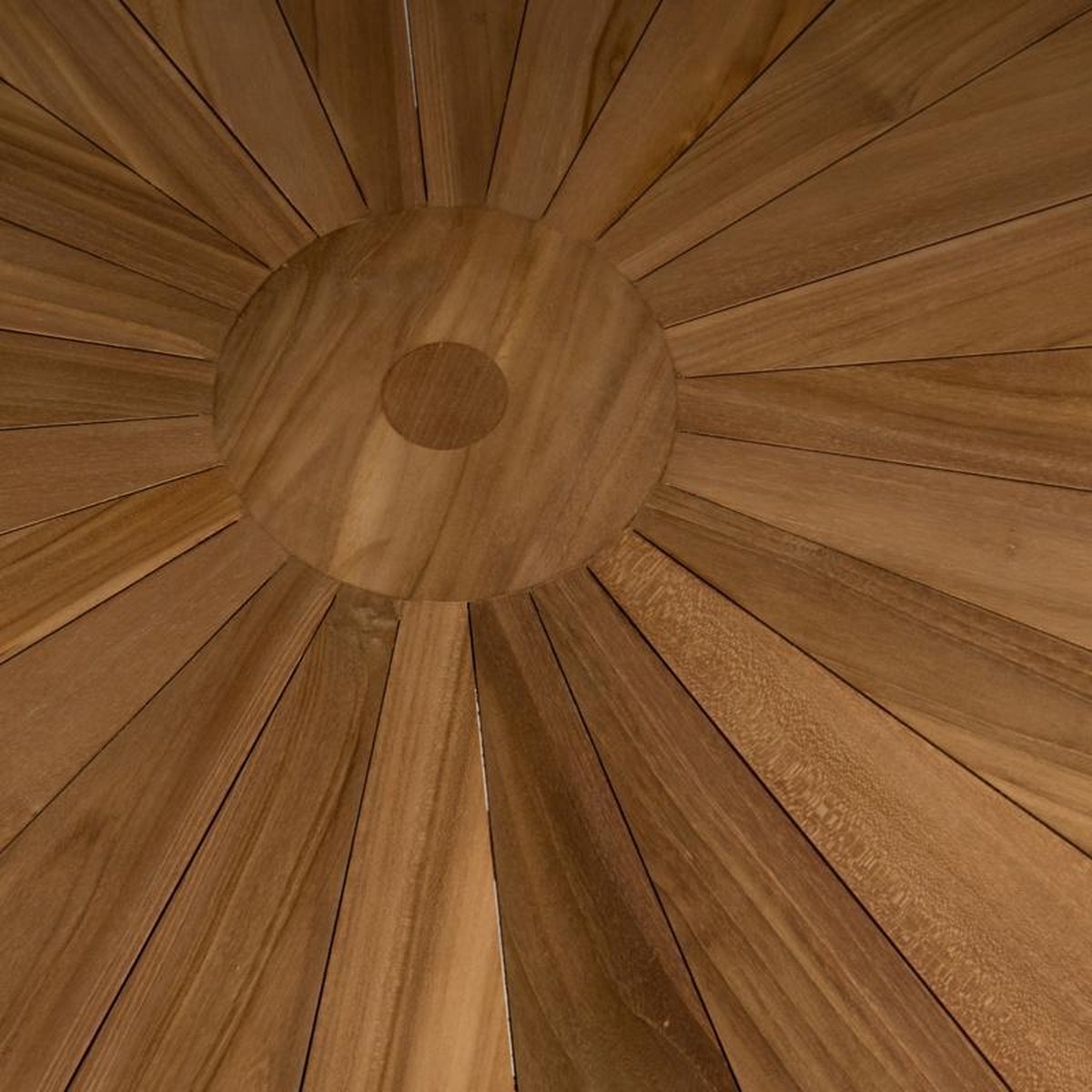 Klaptafel rond Sun - Tuintafel inklapbaar - Tuintafel rond - Teakhouten ...