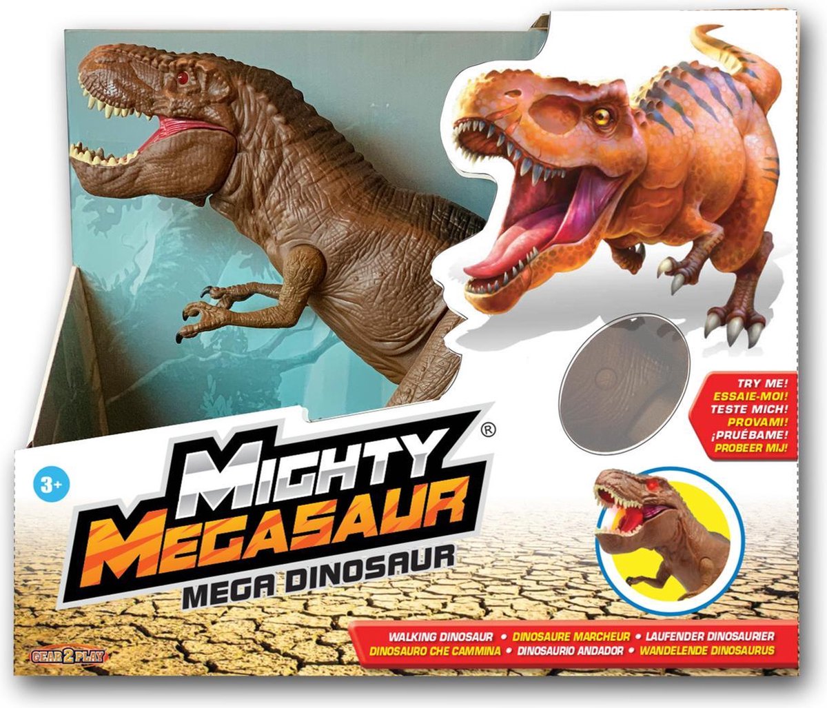 Gear2play Mighty Megasaur + Licht en Geluid | bol.com
