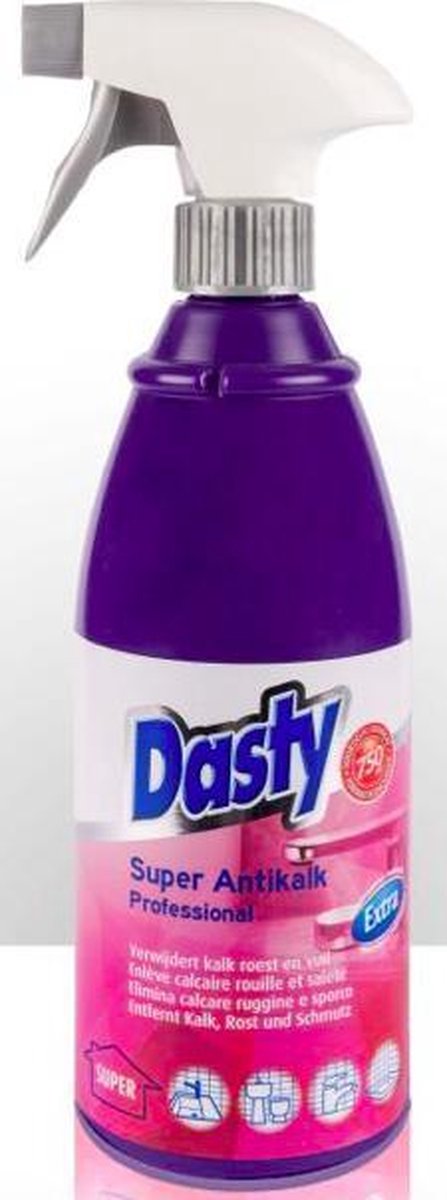 Dasty Badkamer Schoonmaak Pakket: WC-gel + Super Antikalk + Ruiten en ...