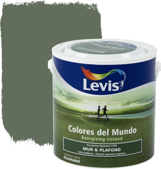 Levis Colores del Mundo Muur- & Plafondverf - Energizing Shamrock - Mat ...