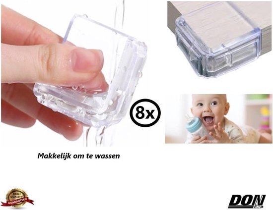 8 pièces - Set de protections d'angle de table en Siliconen ...