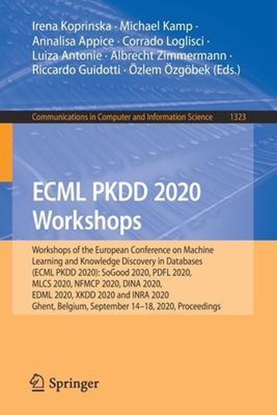 ECML PKDD 2020 Workshops | 9783030659646 | Boeken | bol.com