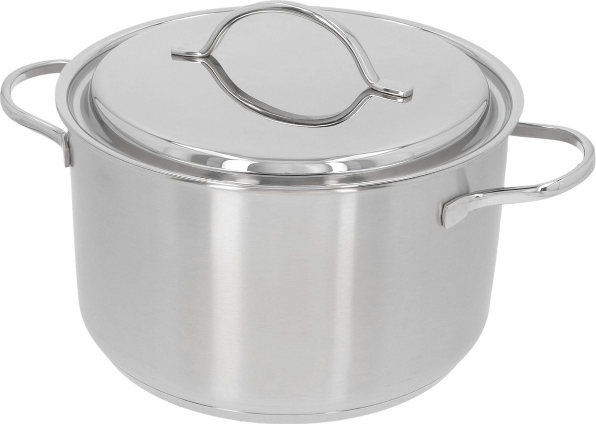 Demeyere Resto 3 RVS Kookpan – Kookpan inductie – 24 cm – 6L Inhoud ...