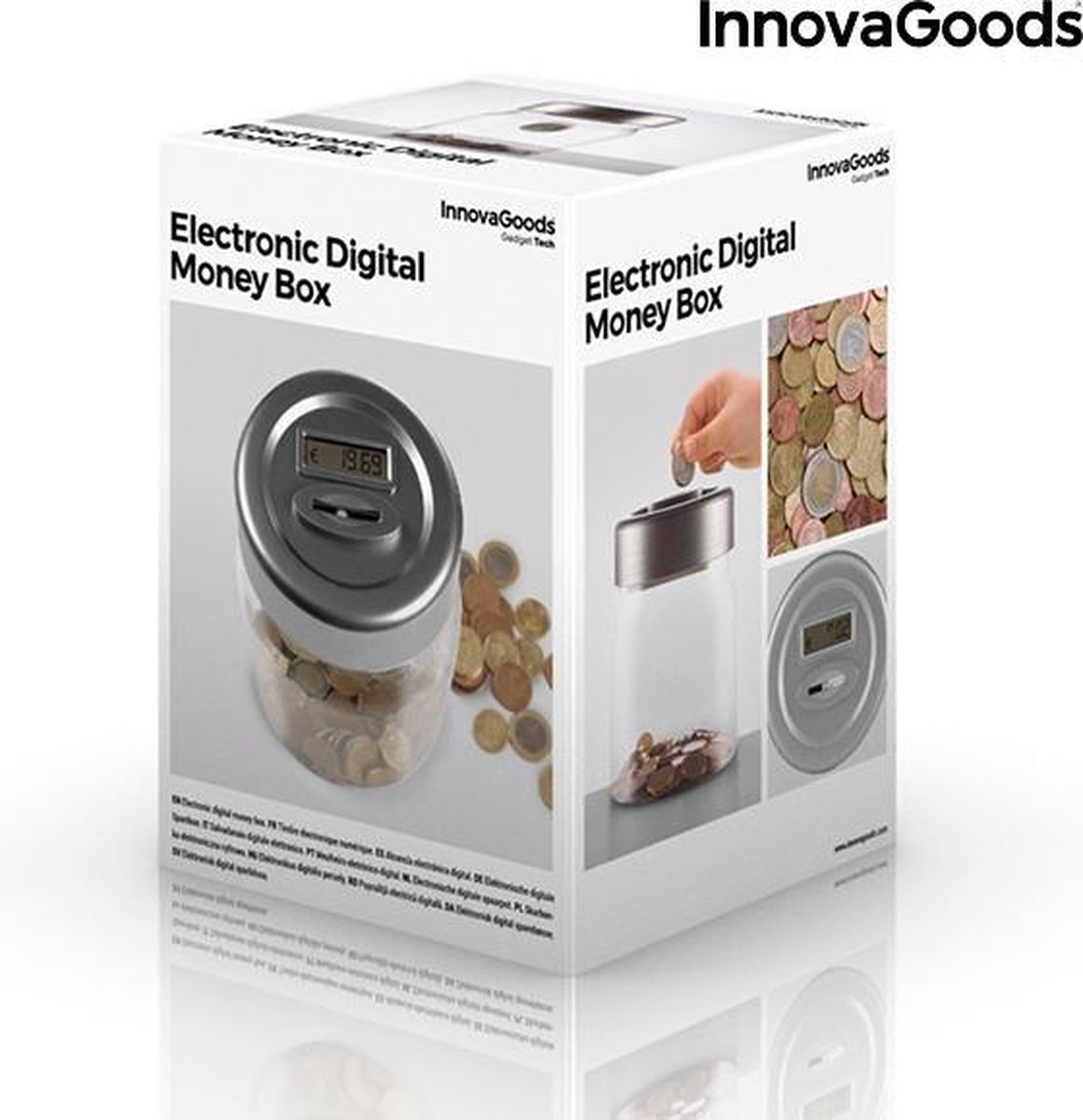 Digitale Spaarpot - Spaarpot Volwassenen - Spaarpot met Teller | bol.com