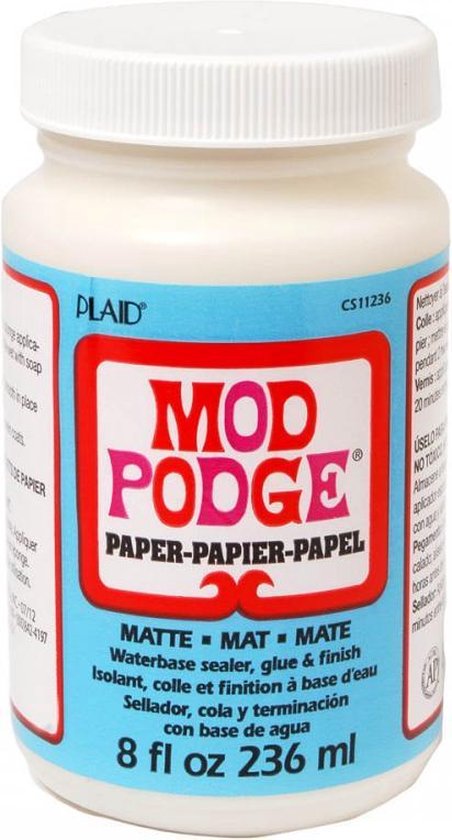 Mod Podge Papier Mat 236 ml | bol.com