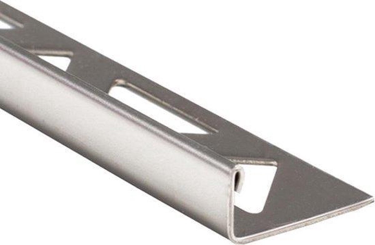PRO++ RVS L Profiel 10 stuks 8mm x 3000mm RVS geborsteld mat tegel ...
