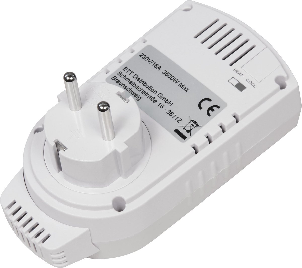 TCU-440 Plug-In Stekker/Stopcontact thermostaat 5-30°C - Externe voeler - Analoog -... | bol